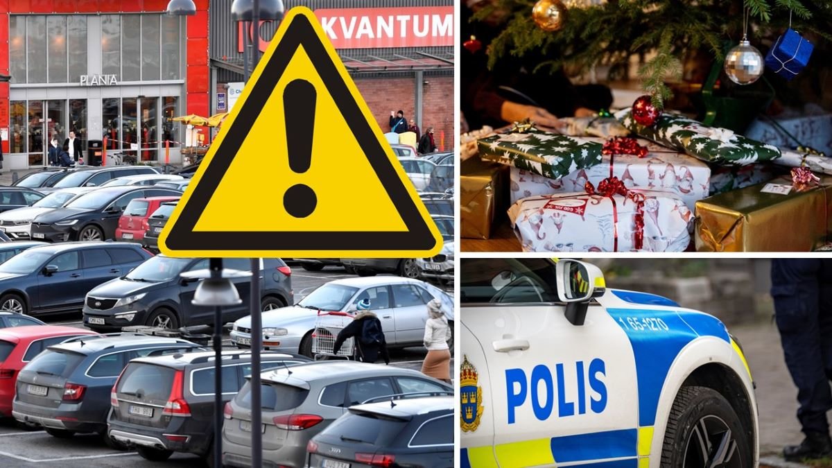 Polisens varning till alla bilägare – inför julhandeln